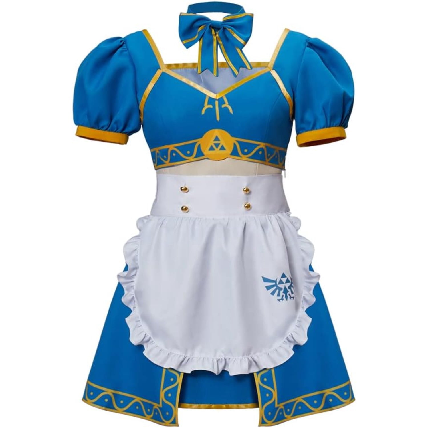 Princess Cloth Anime Maid Dress Lolita Dress with Apron Outfit for ...