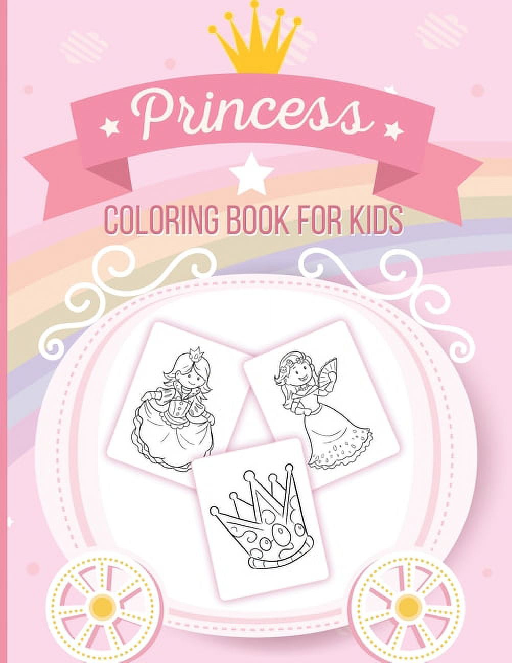 Princess Coloring Book For Kids: Art Activity Book for Kids of All Ages ...