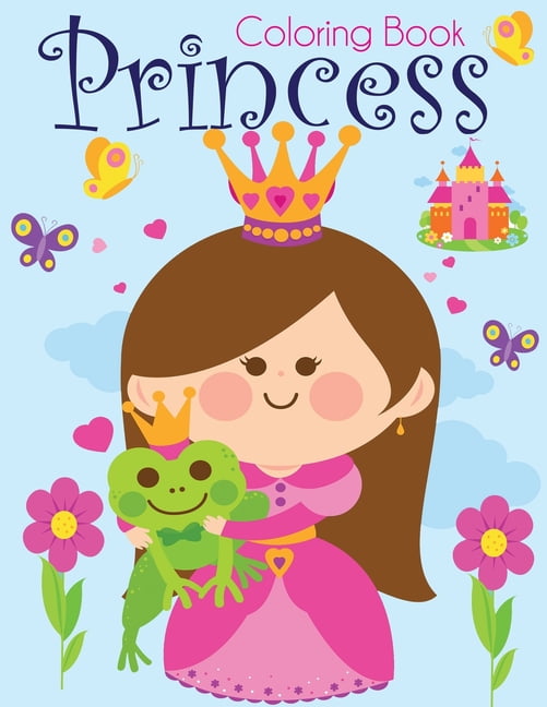Princess Coloring Book : Pretty Princesses Coloring Book for Girls ...