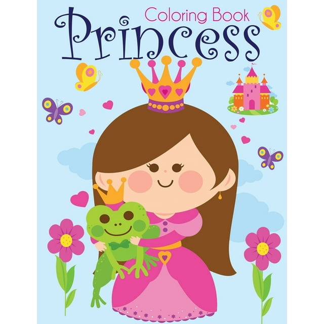 Princess Coloring Book : Pretty Princesses Coloring Book for Girls ...