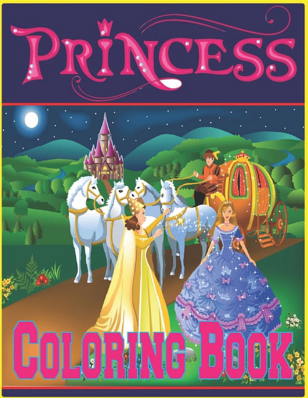 Princess Coloring Book : This is a fun book. I have a lot of funny ...