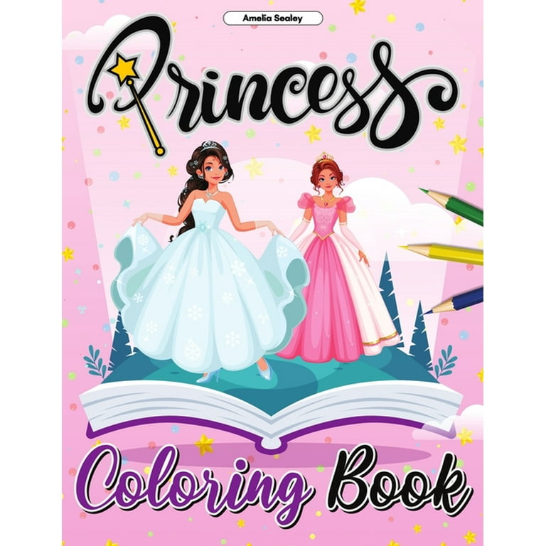 pretty princess coloring book