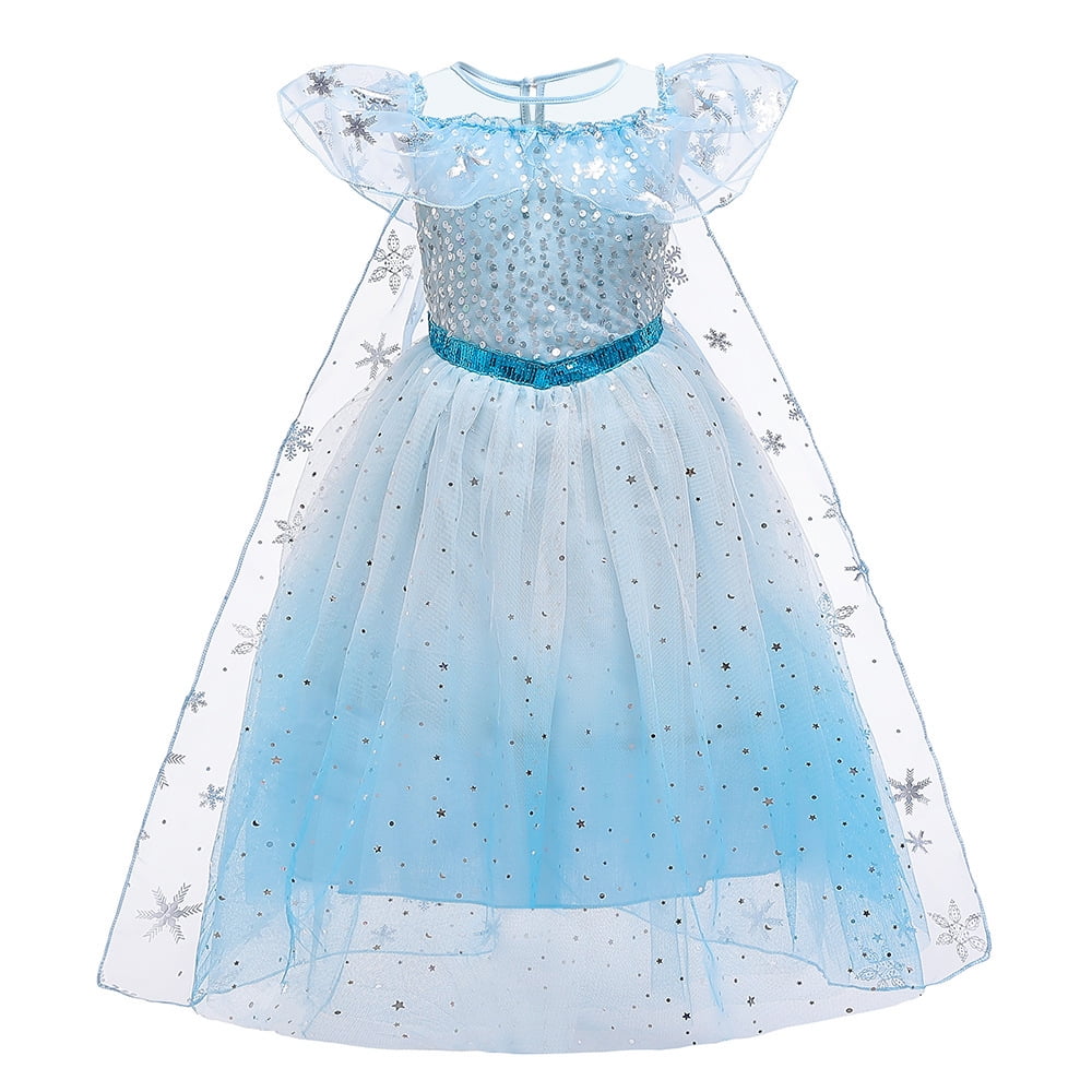 Princess Costume Dress for Little Girls Fancy Birthday Cosplay Party ...