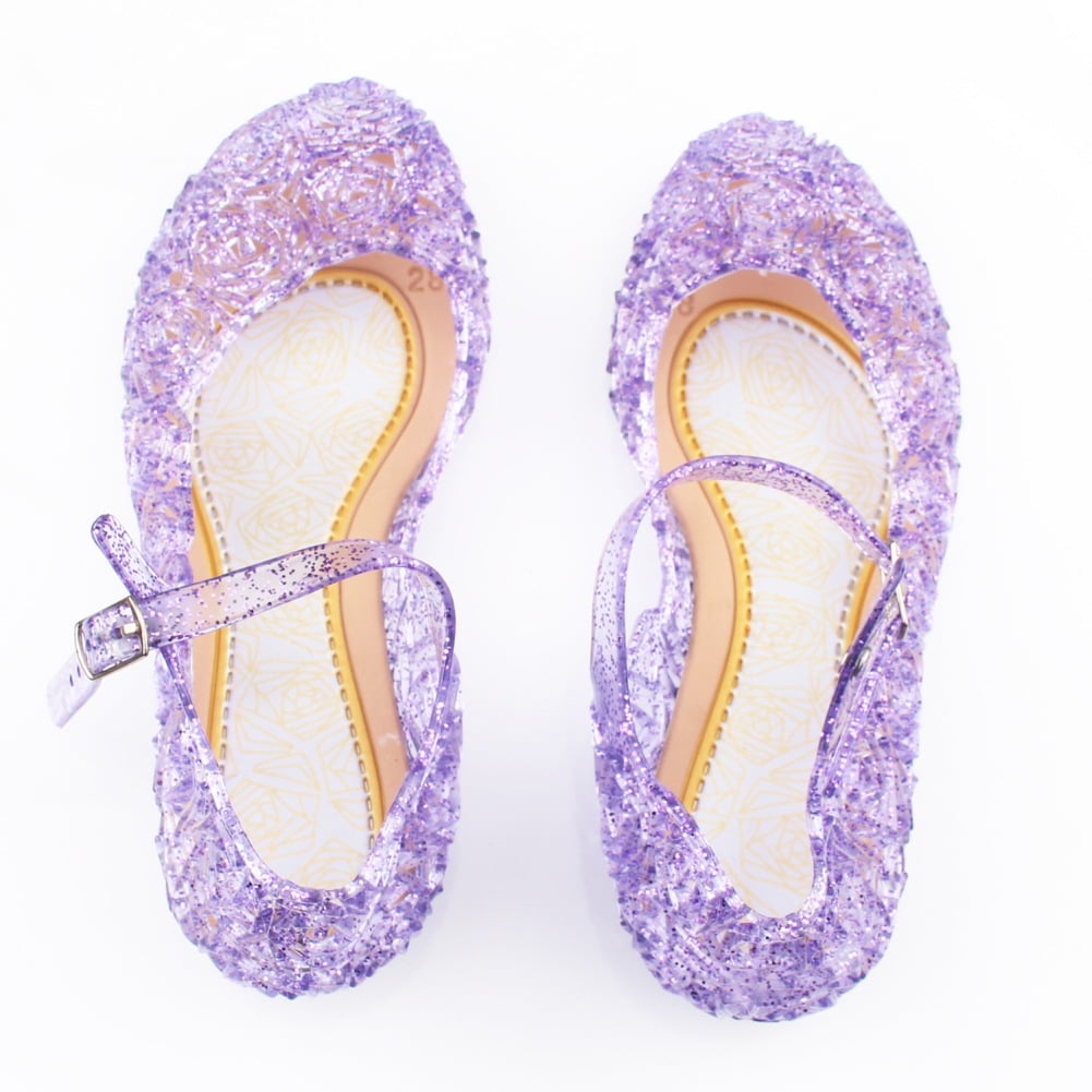 Princess Costumes Jelly Flats Shoes, Cosplay Birthday Party Dress Up ...