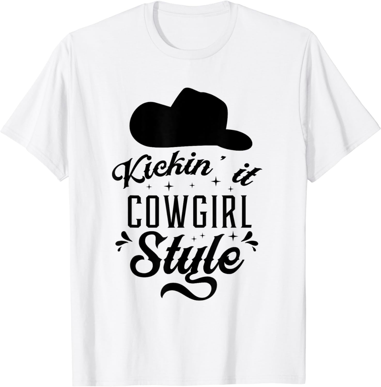 Princess Cowboy Hat Western Cowgirl Girls Line Dance Gift T-Shirt ...