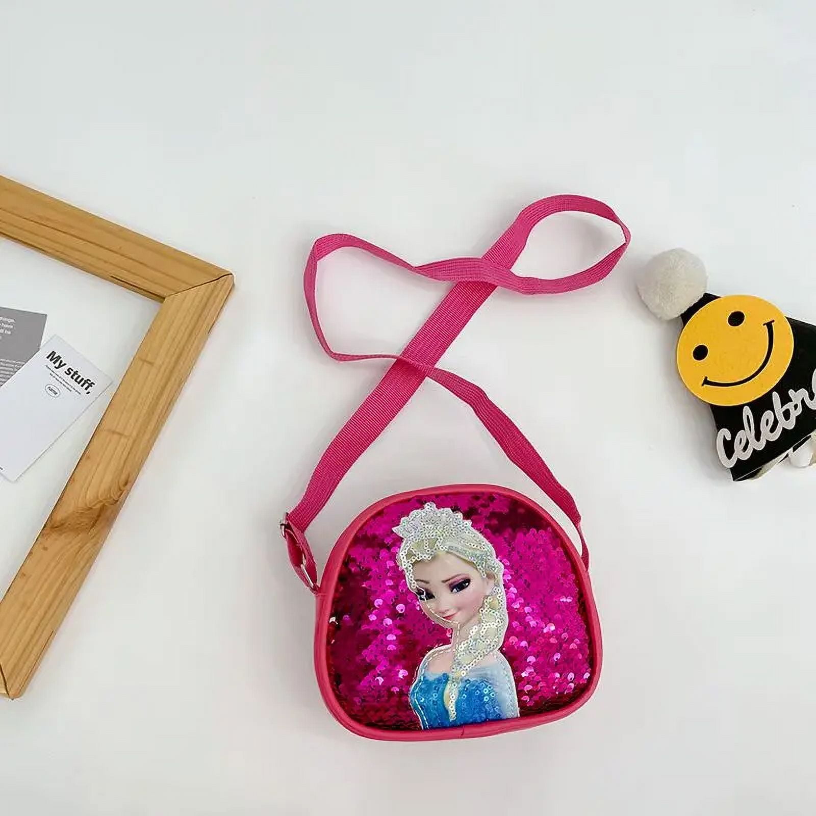 Princess Crossbody Bags Frozen 2 Elsa Sofia Cartoon Shoulder Bag ...