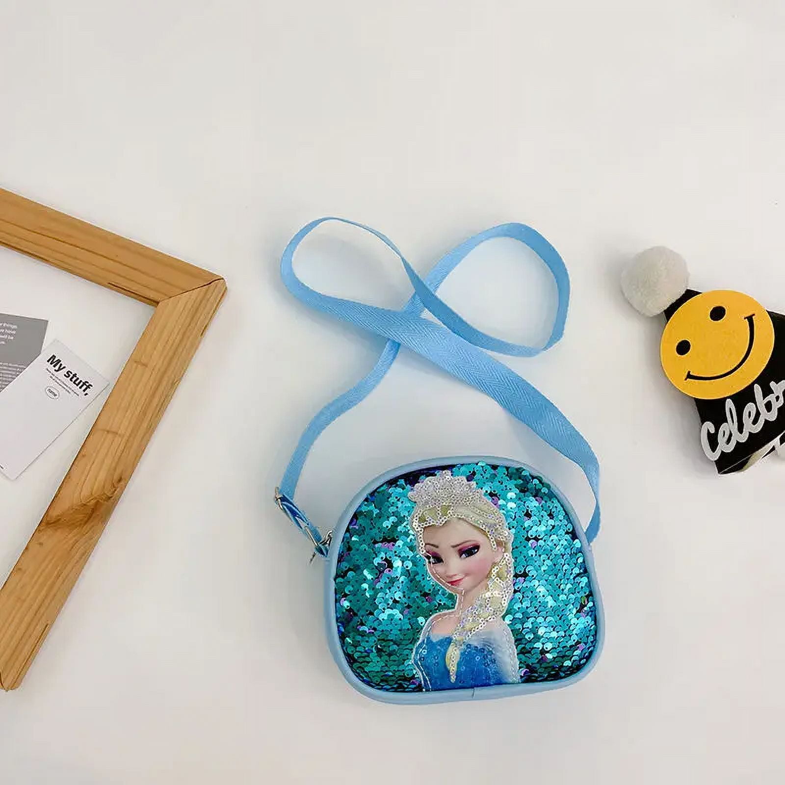 Princess Crossbody Bags Frozen 2 Elsa Sofia Cartoon Shoulder Bag ...