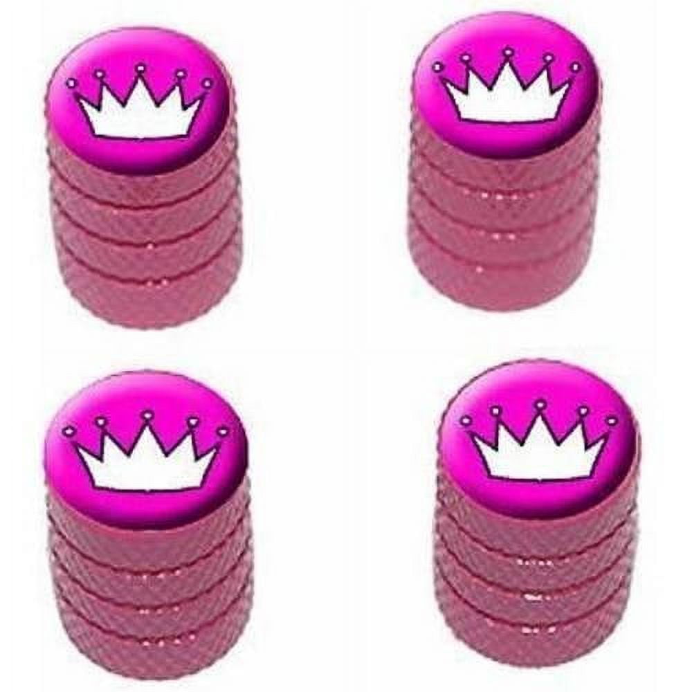 Princess Crown Tiara Tire Rim Wheel Aluminum Valve Stem Caps, Multiple ...