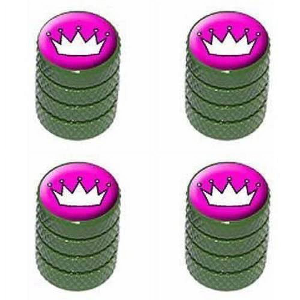 Princess Crown Tiara Tire Rim Wheel Aluminum Valve Stem Caps, Multiple ...