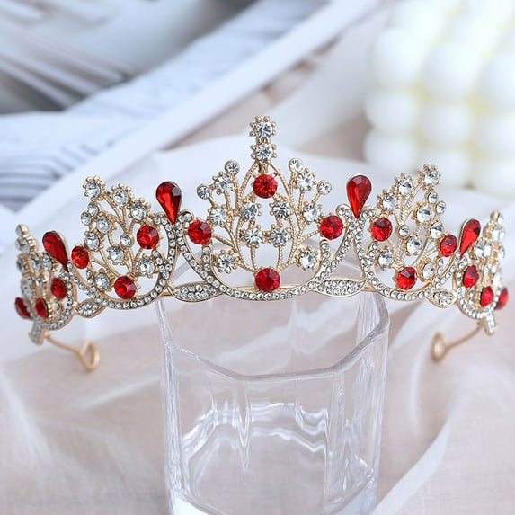 Princess Crystal Tiaras and Crowns Headband Kid Girls Bridal Prom Crown ...