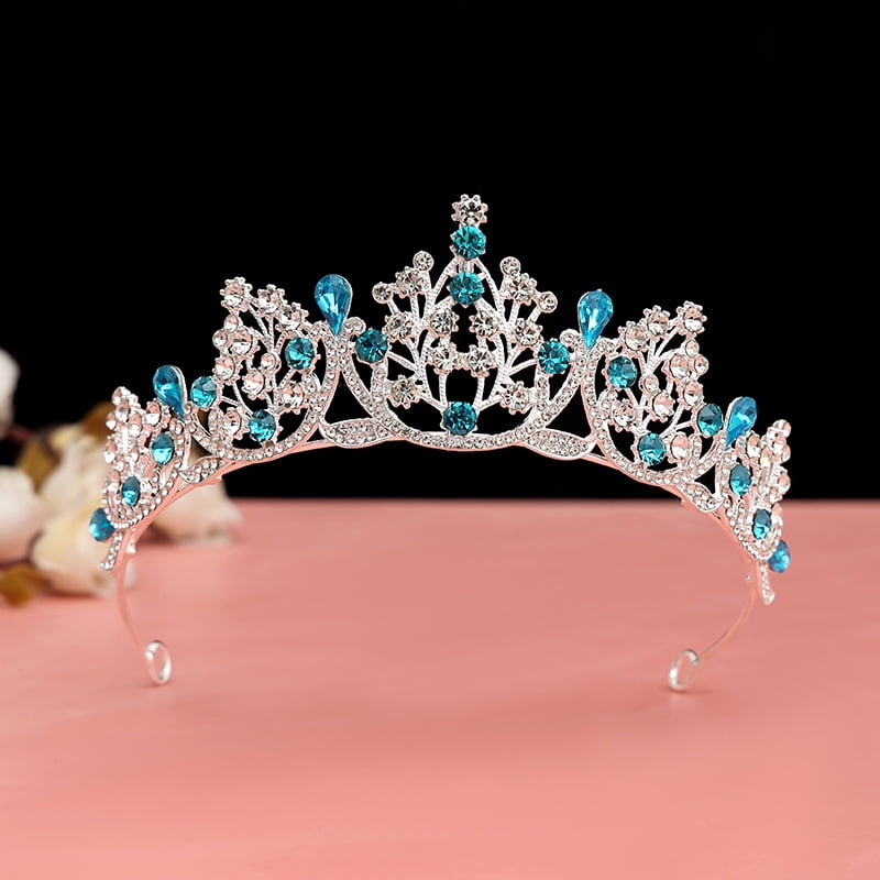 Princess Crystal Tiaras and Crowns Headband Kid Girls Bridal Prom Crown ...