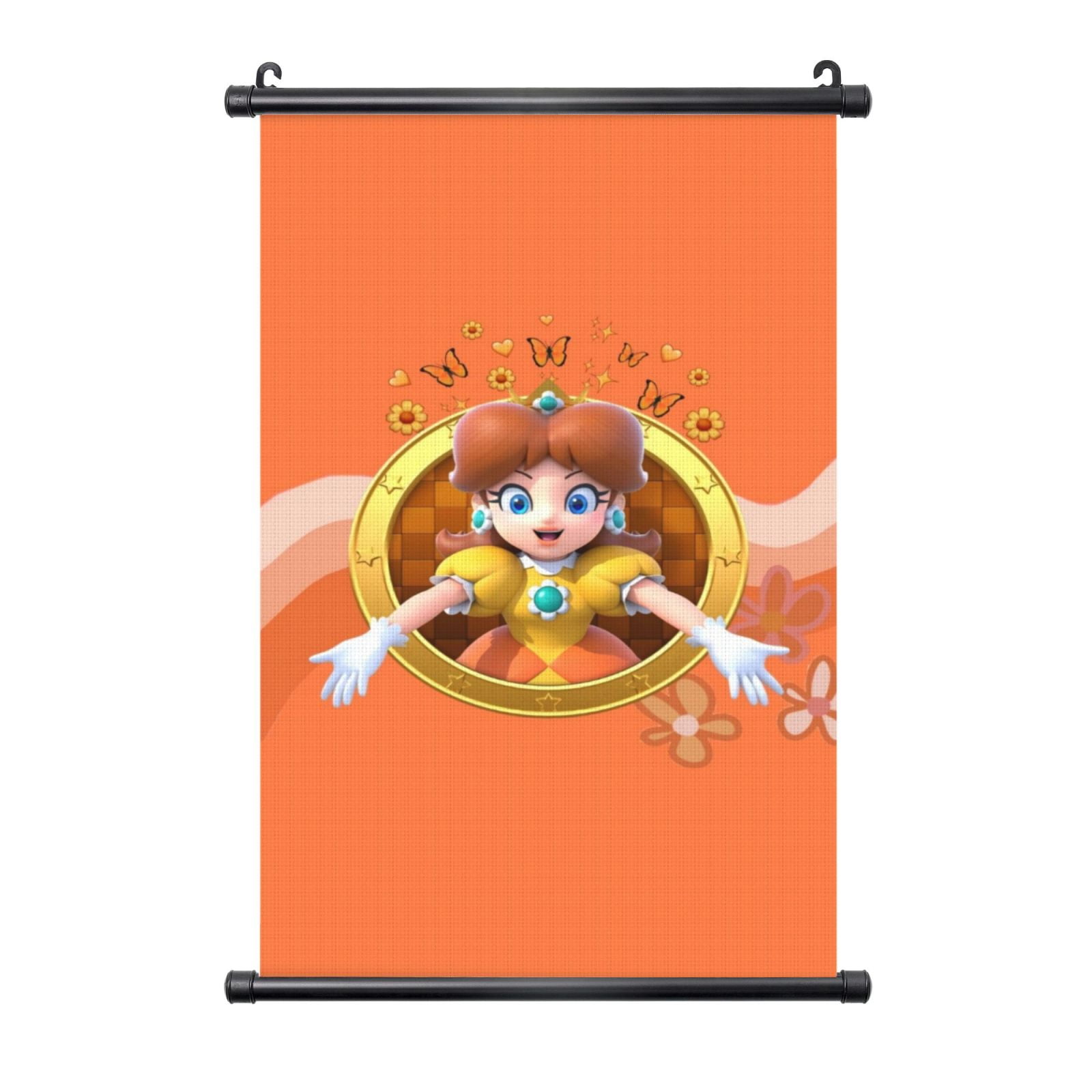 Princess Daisy Hanging Poster, Black Plastic Shaft Wall Hanging Posters ...