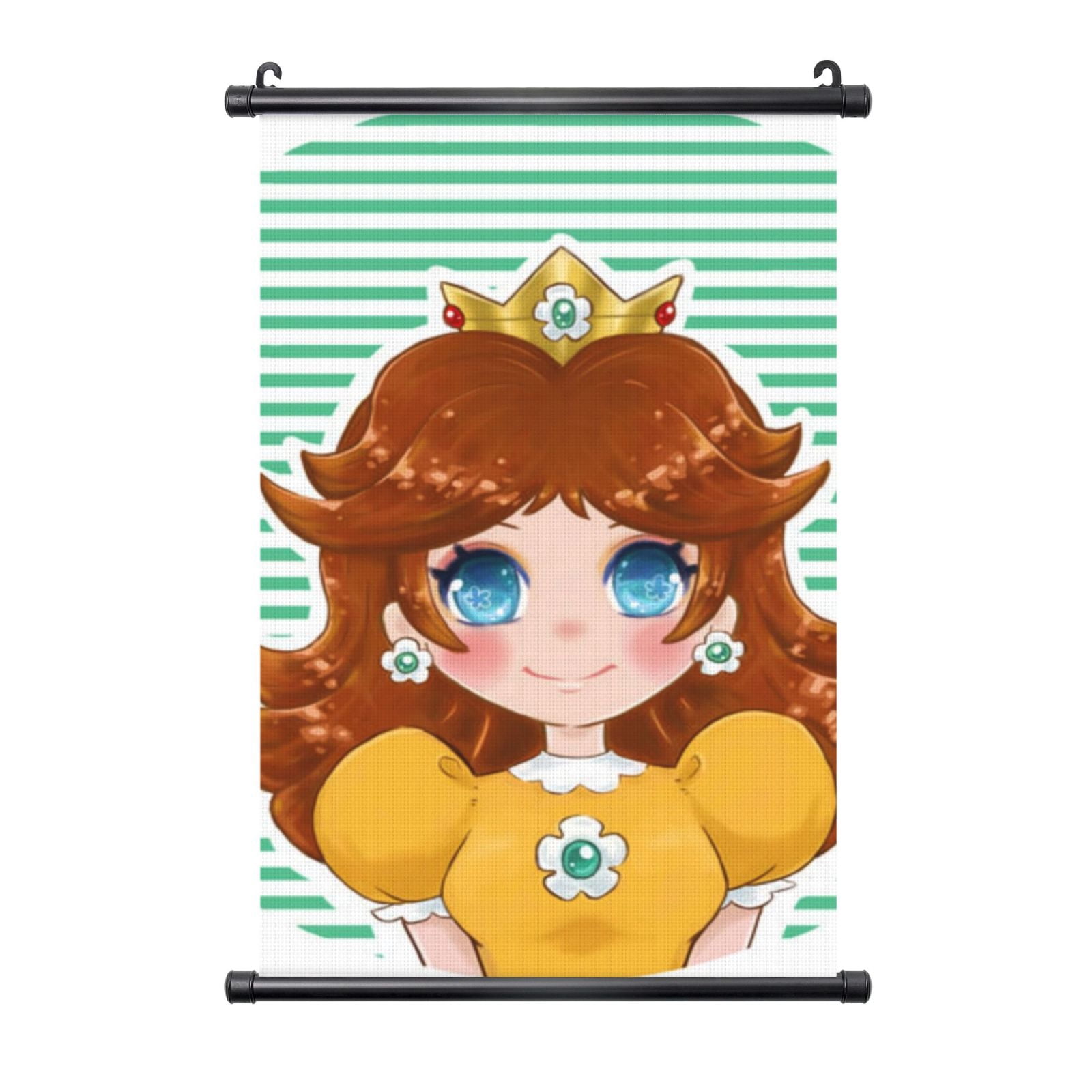 Princess Daisy Hanging Poster, Black Plastic Shaft Wall Hanging Posters ...