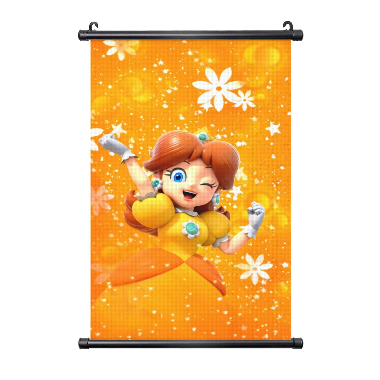 Princess Daisy Hanging Poster, Black Plastic Shaft Wall Hanging Posters ...