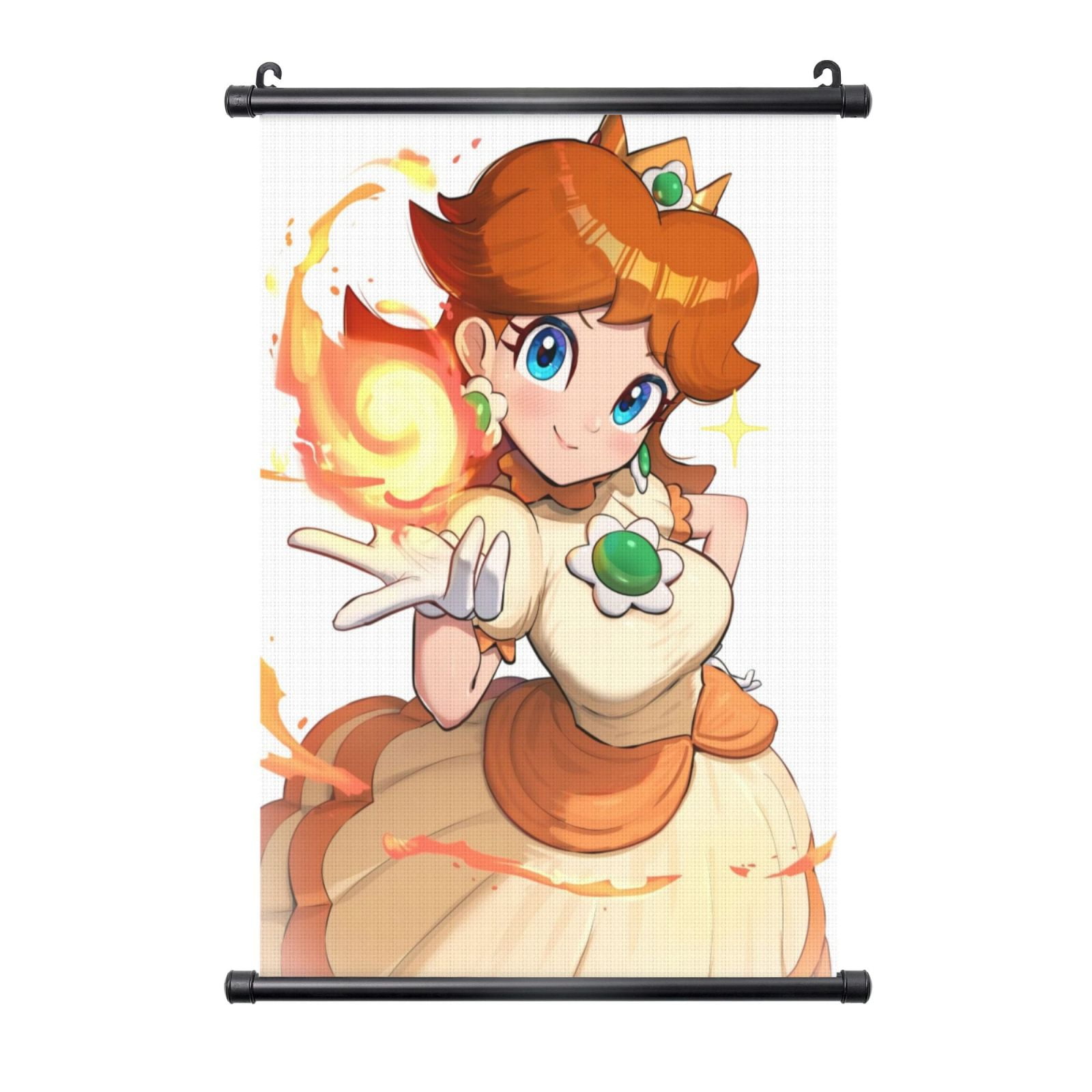 Princess Daisy Hanging Poster, Black Plastic Shaft Wall Hanging Posters ...