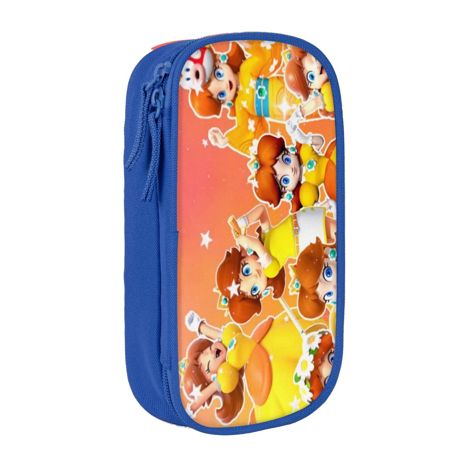 Princess Daisy Pencil Case,Big Capacity Pencil Pouch Stationery Pen Bag ...