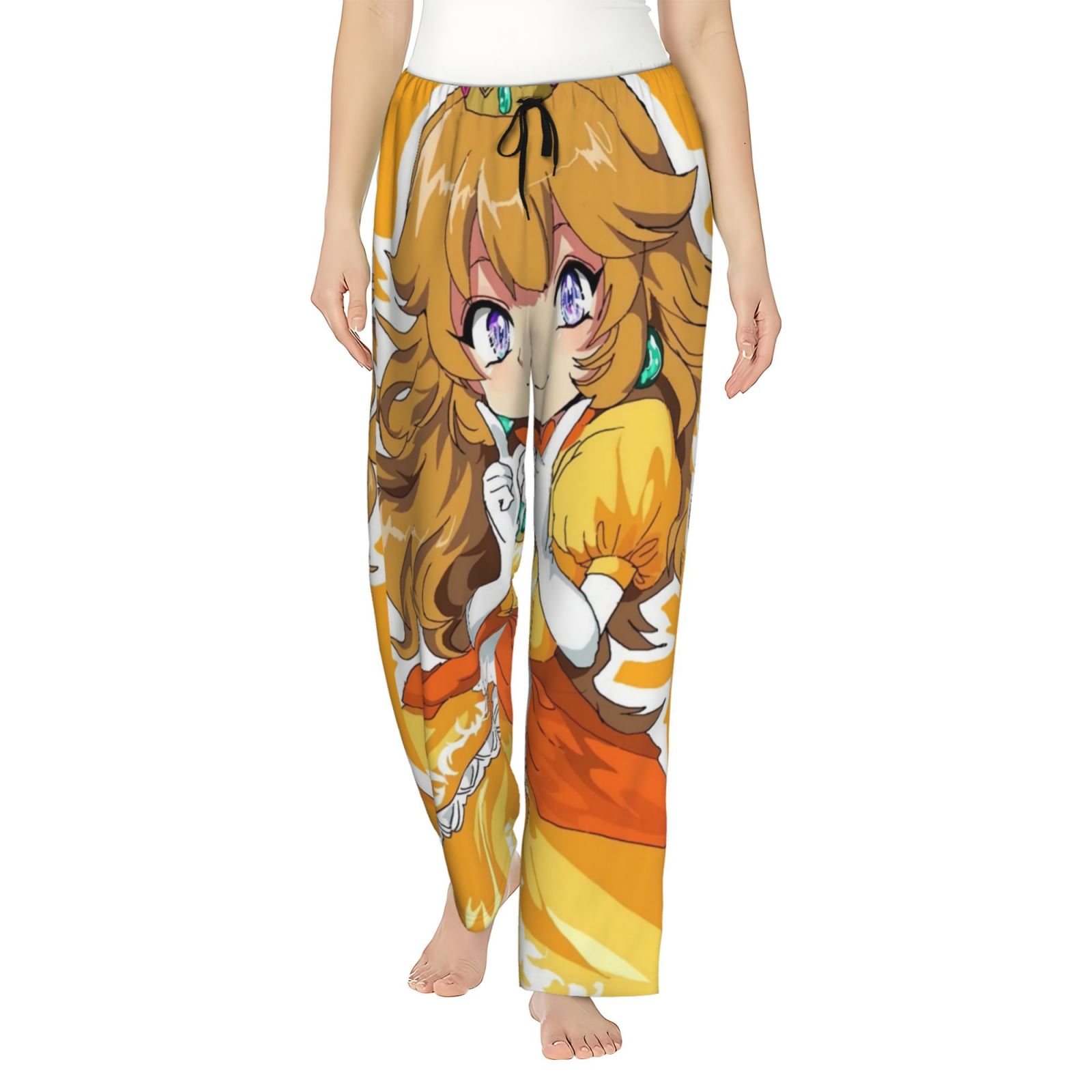 Princess Daisy Women's Pajama Pants Comfy All Over Print Lounge Pants ...
