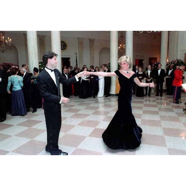 Princess Diana Dancing With John Travolta At The White House. Nov. 9 ...