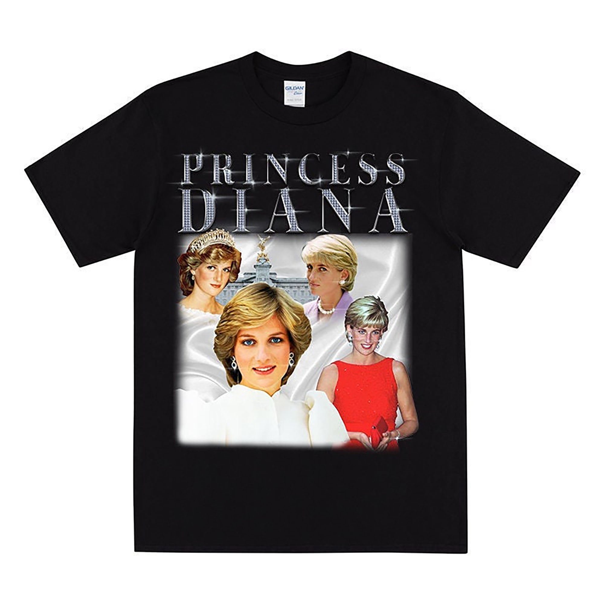 Princess Diana Tribute Retro Unisex Classic 2D T-Shirt - Vintage 1990S ...