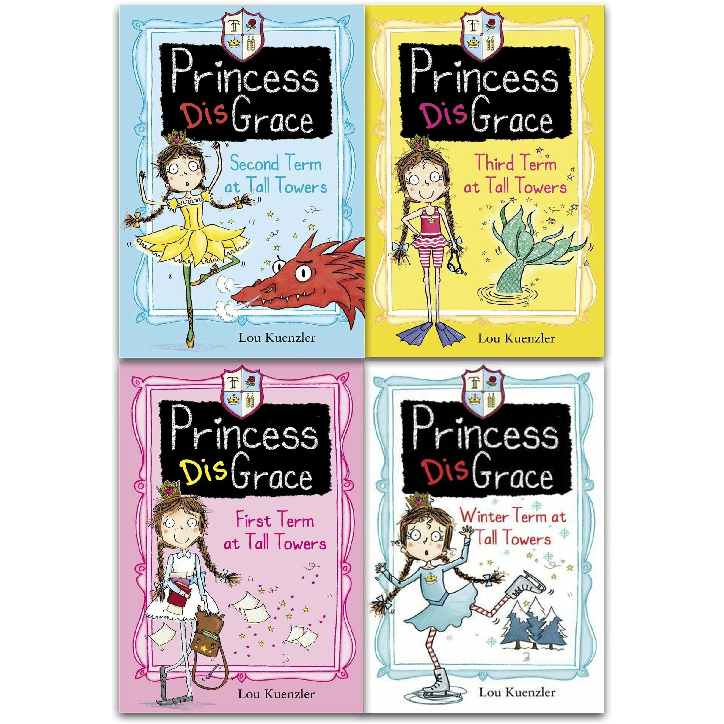 Princess Disgrace 4 Books Set Collection By Lou Kuenzler - Walmart.com