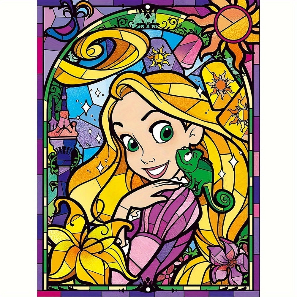 Princess Disney Diamond Painting Kits for Adults, DIY 5D Round Full ...