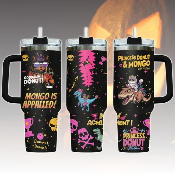 Princess Donut And Mongo 40oz Tumbler, Dungeon Crawler Carl Stainless ...