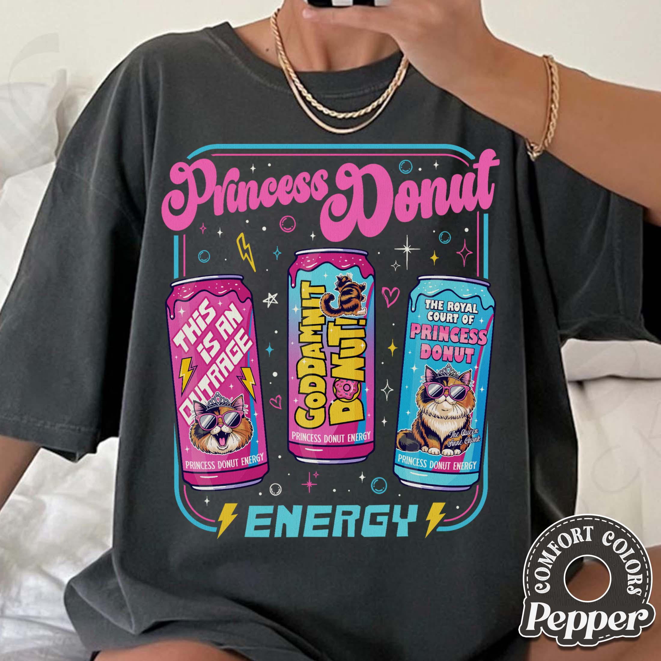 Princess Donut Energy Drink Comfort Colors Shirt, Dungeon Crawler Carl ...