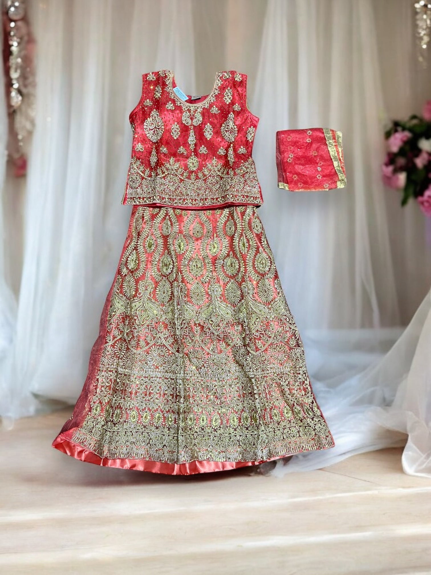 Traditional Girls Lehenga Choli Set, Cultural Wear for Kids,3 - Walmart.com