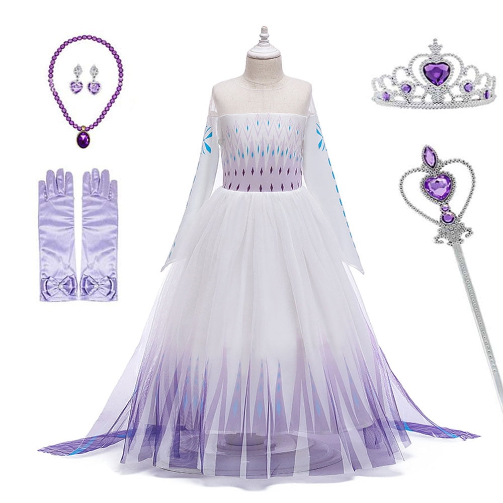 Princess Dress Queen Costume Cosplay Dress Up with Accessories ...