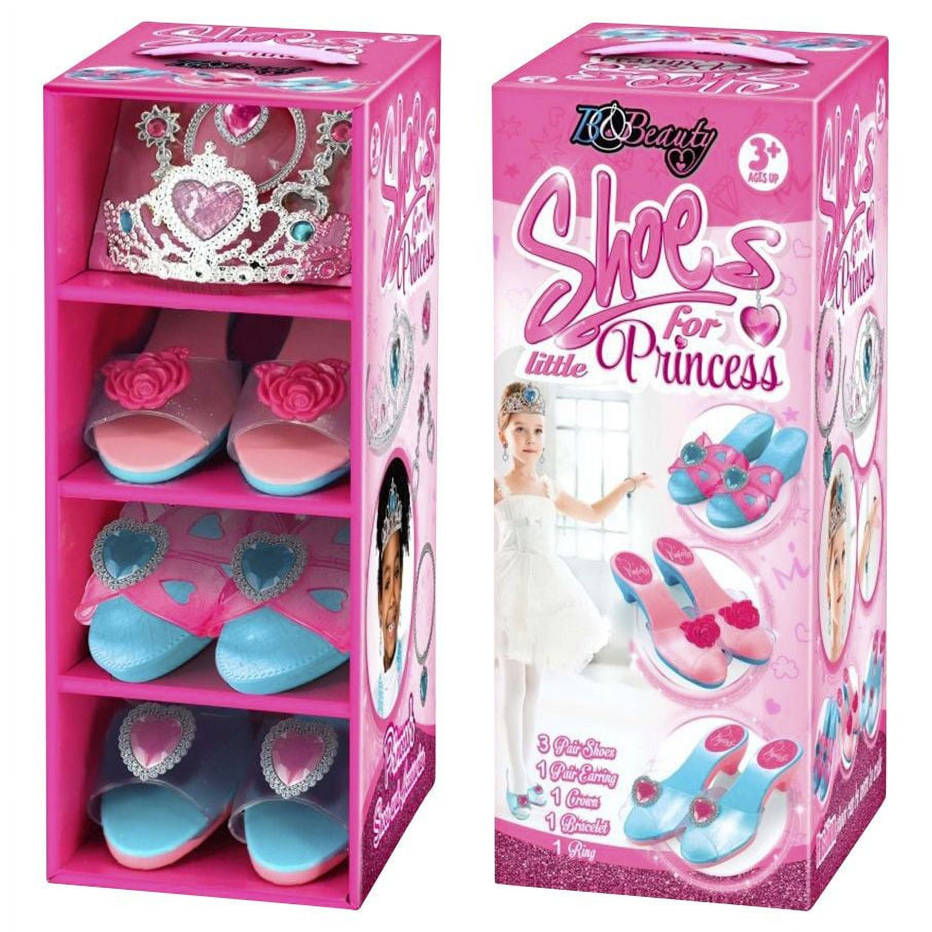Princess Dress-Up Set with 3 Pairs of Shoes and Tiara - Walmart.com