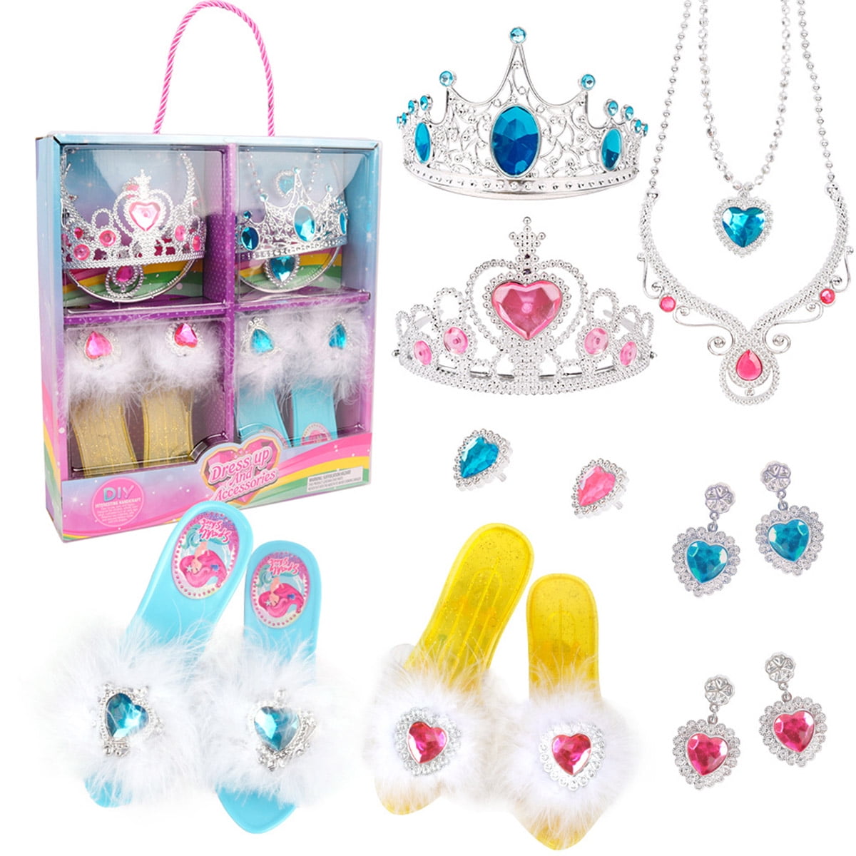 Princess Dress Up Shoes - Princess Heels, Tiaras, and Costume Jewelry ...