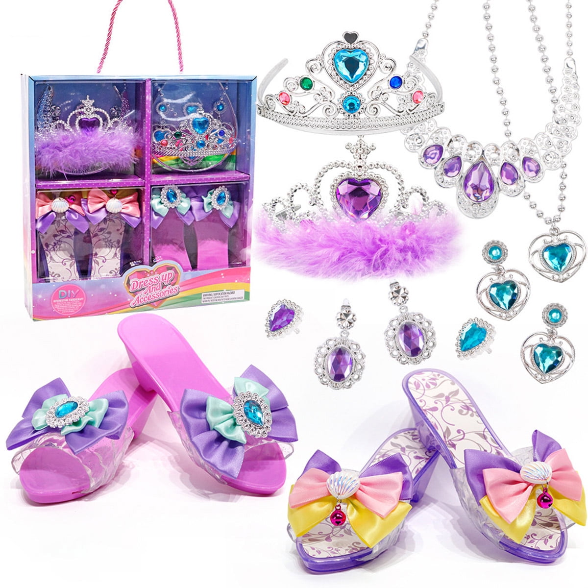 Princess Dress Up Shoes - Princess Heels, Tiaras, and Costume Jewelry ...