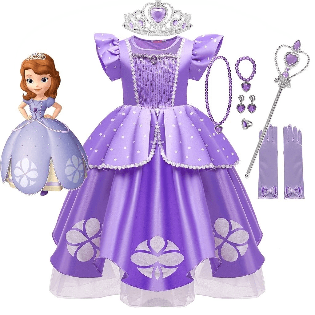 Princess Dress Up for Girls Cosplay Halloween Costume Christmas ...