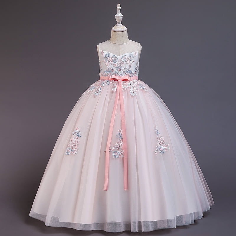 Princess Dress for Girls Easter Spring Lace Tulle Mesh Grils Summer ...