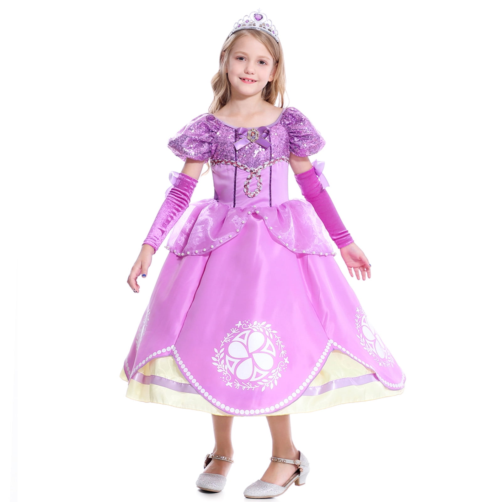Princess Dresses Rapunzel Costume for Birthday Party Christmas Costume ...