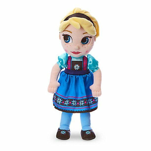 Princess Elsa Animator 12" Plush Baby Young Toddler Doll Authentic Rare ...