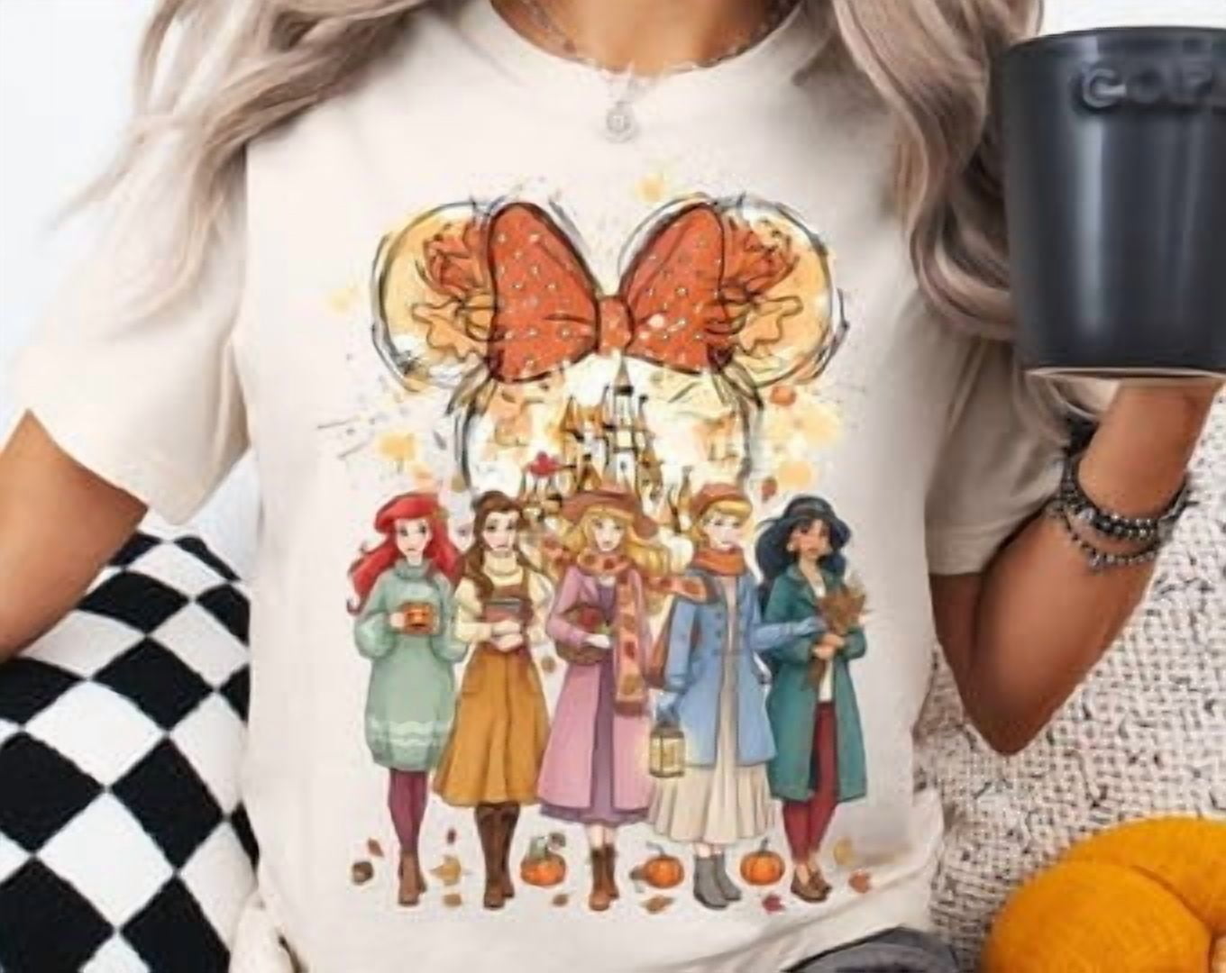 Princess Fall, Disney Autumn Girls Shirt, Pumpkin Season, Cinderella ...