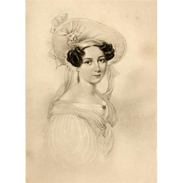 Princess Feodora of Hohenlohe-Langenburg 1807-1872. Stepsister of Queen ...