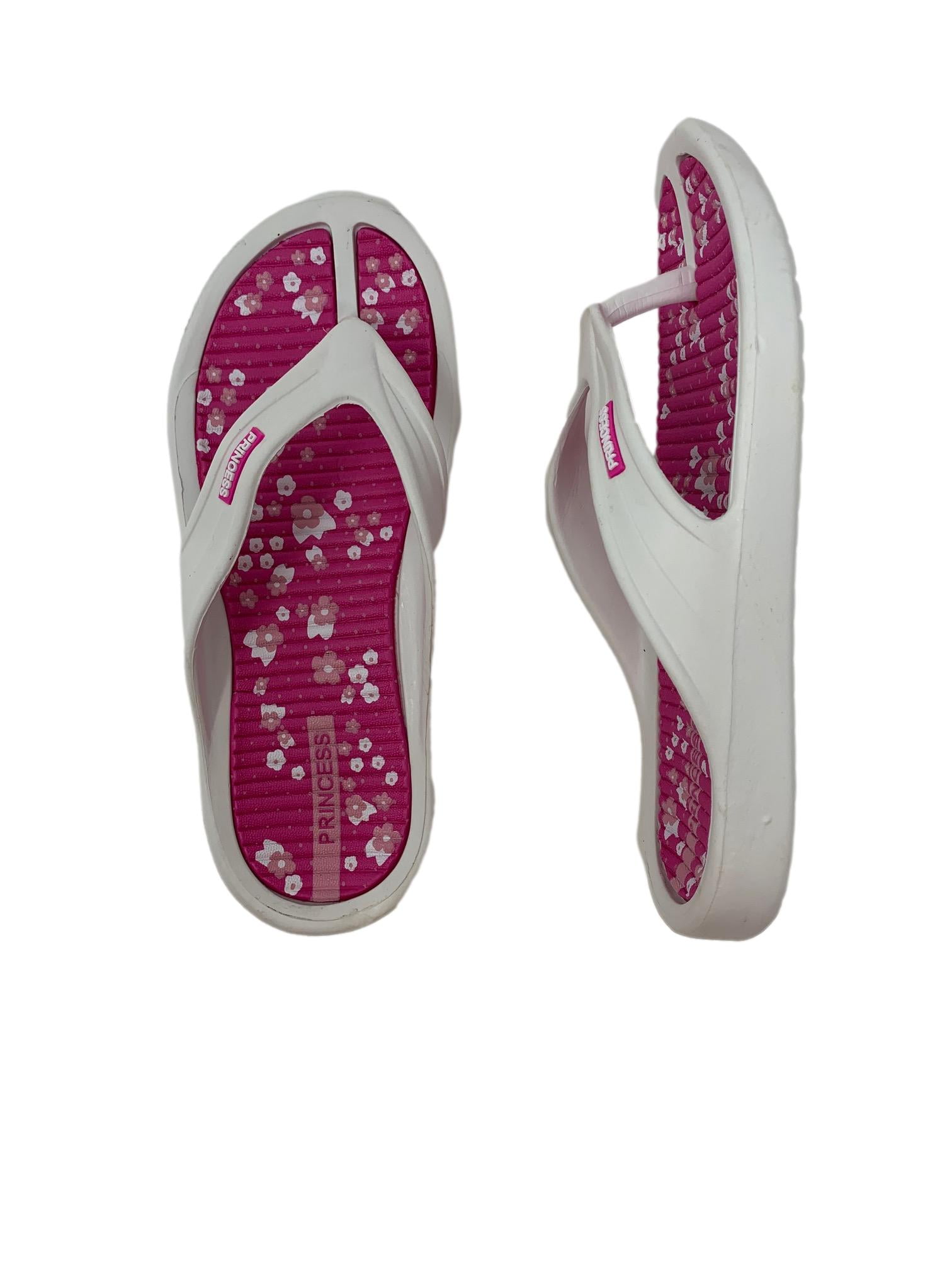 Princess Flower Flip Flop Sandal for Girls-Assorted Colors - Walmart.com