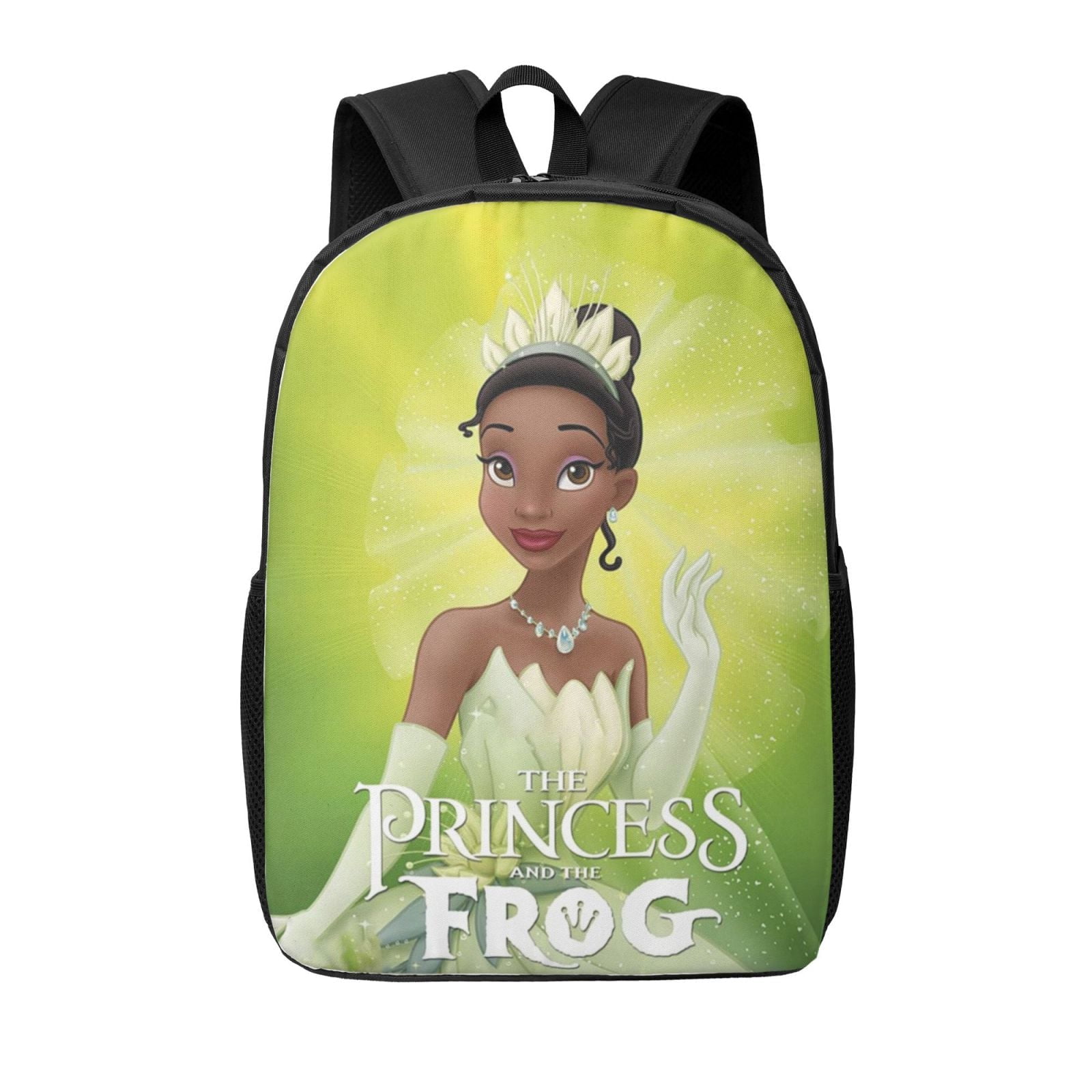 Princess Fro-g Backpack for Unisex 16 Inch Bookbag Travel Laptop Bag ...