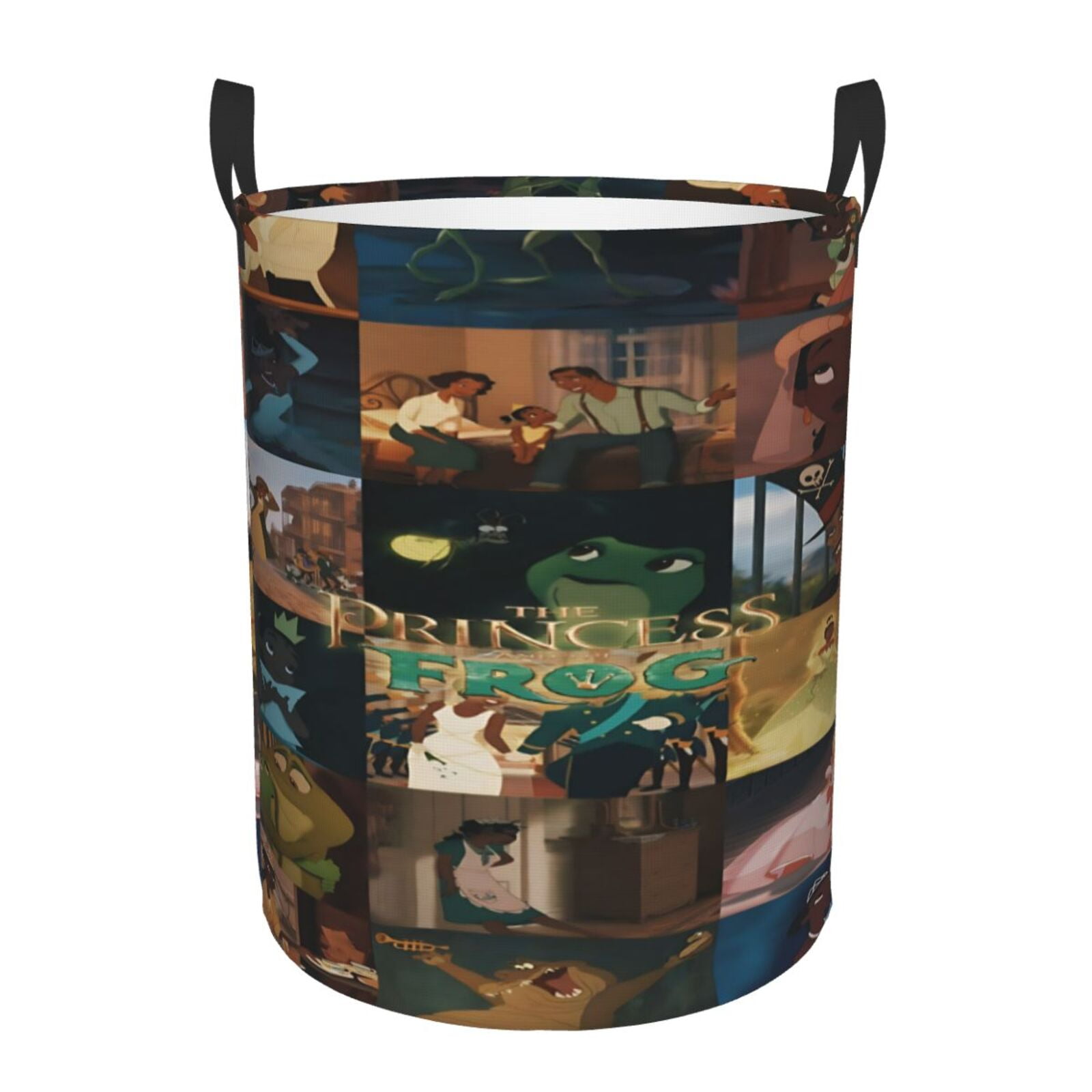 Princess Fro-g Laundry Basket with Handle Waterproof Fabric Hamper ...
