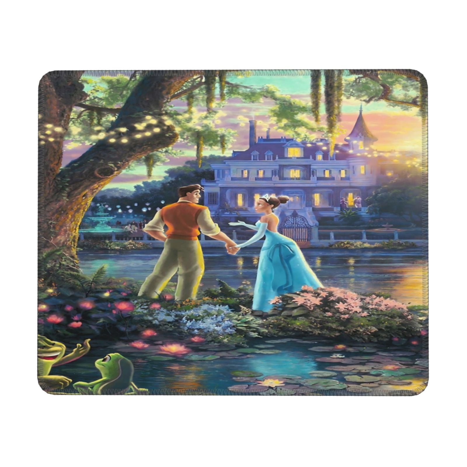 Princess Fro-g Rubber Lock Edge Mouse Pad Office Mouse Pad Suitable for ...