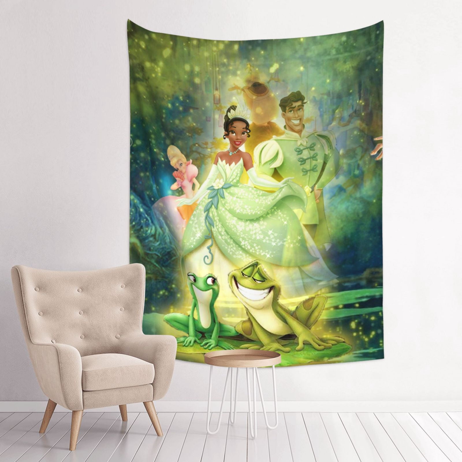 Princess Fro-g Tapestry Kawaii Tapestry Room Decor Aesthetic Cute Room ...