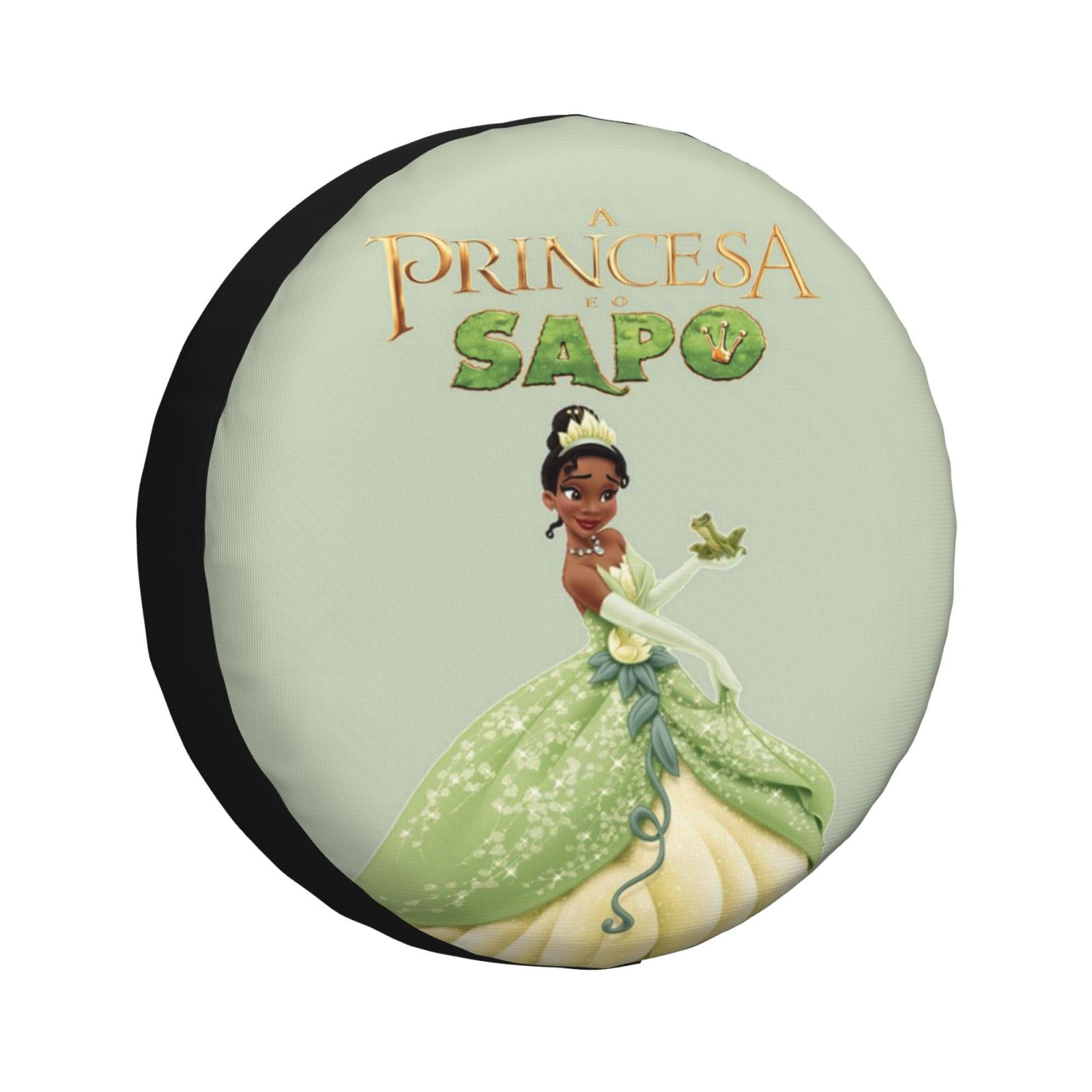 Princess Fro-g Tire Cover Cartoon Weatherproof Universal Wheel ...