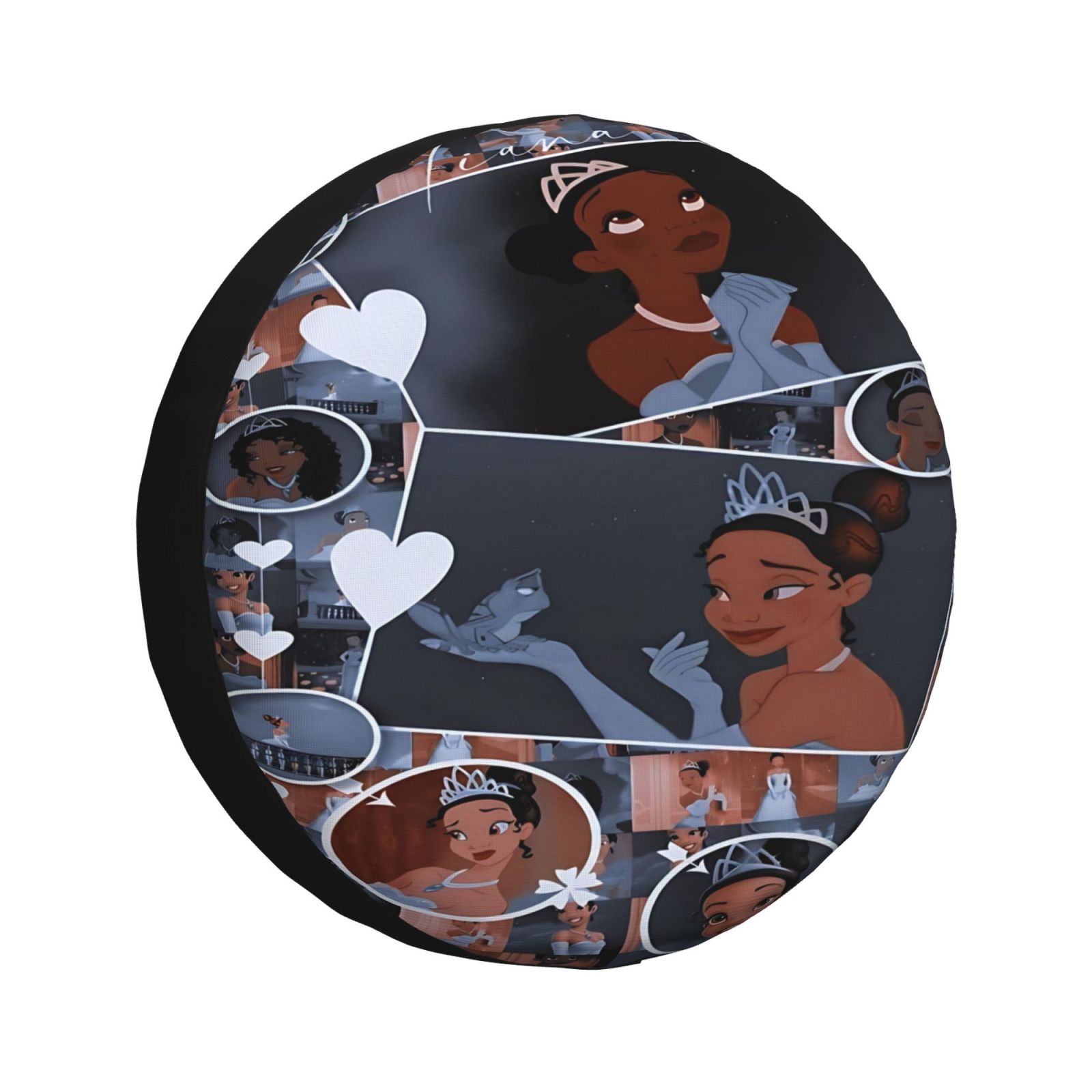 Princess Fro-g Tire Cover Cartoon Weatherproof Universal Wheel ...