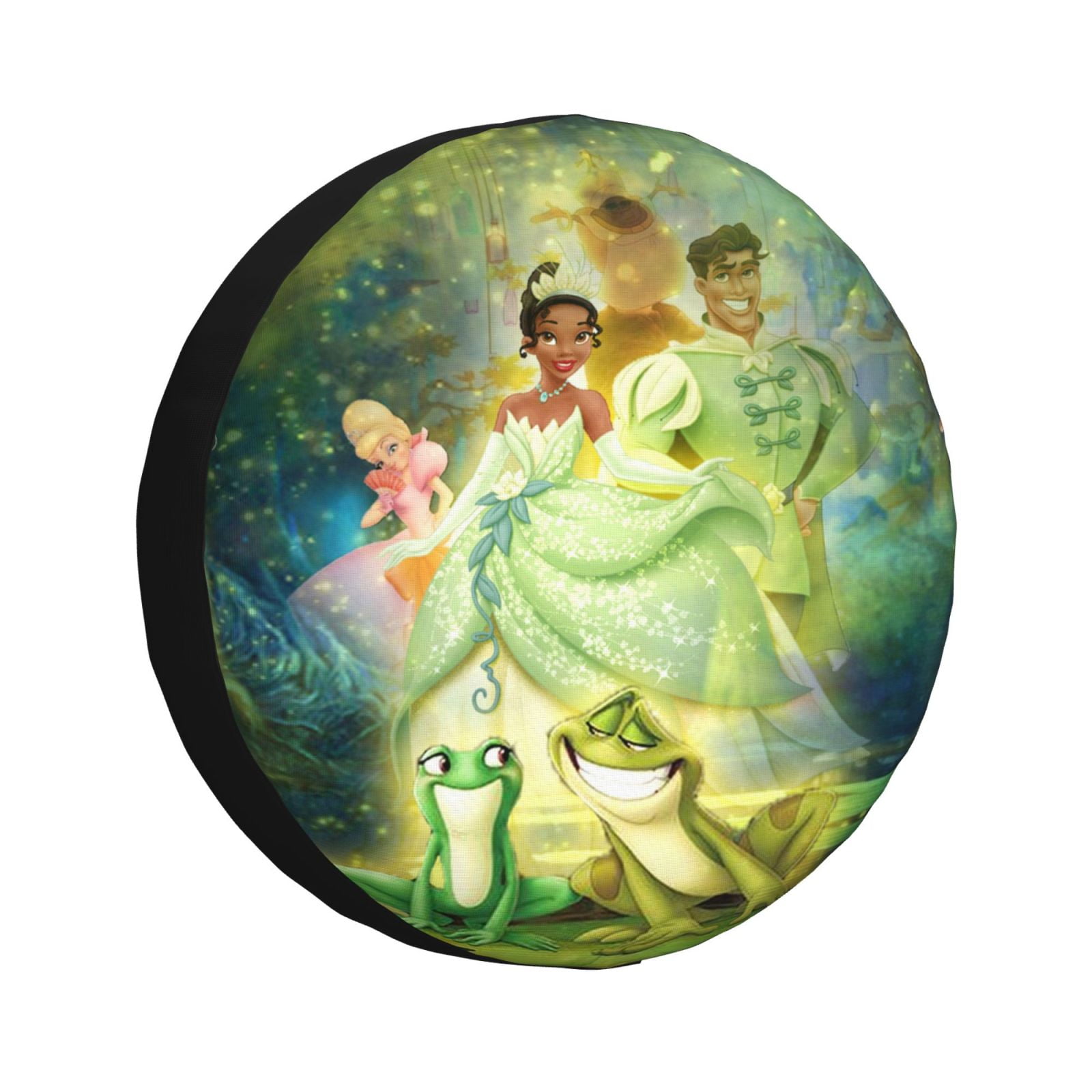 Princess Fro-g Tire Cover Cartoon Weatherproof Universal Wheel ...