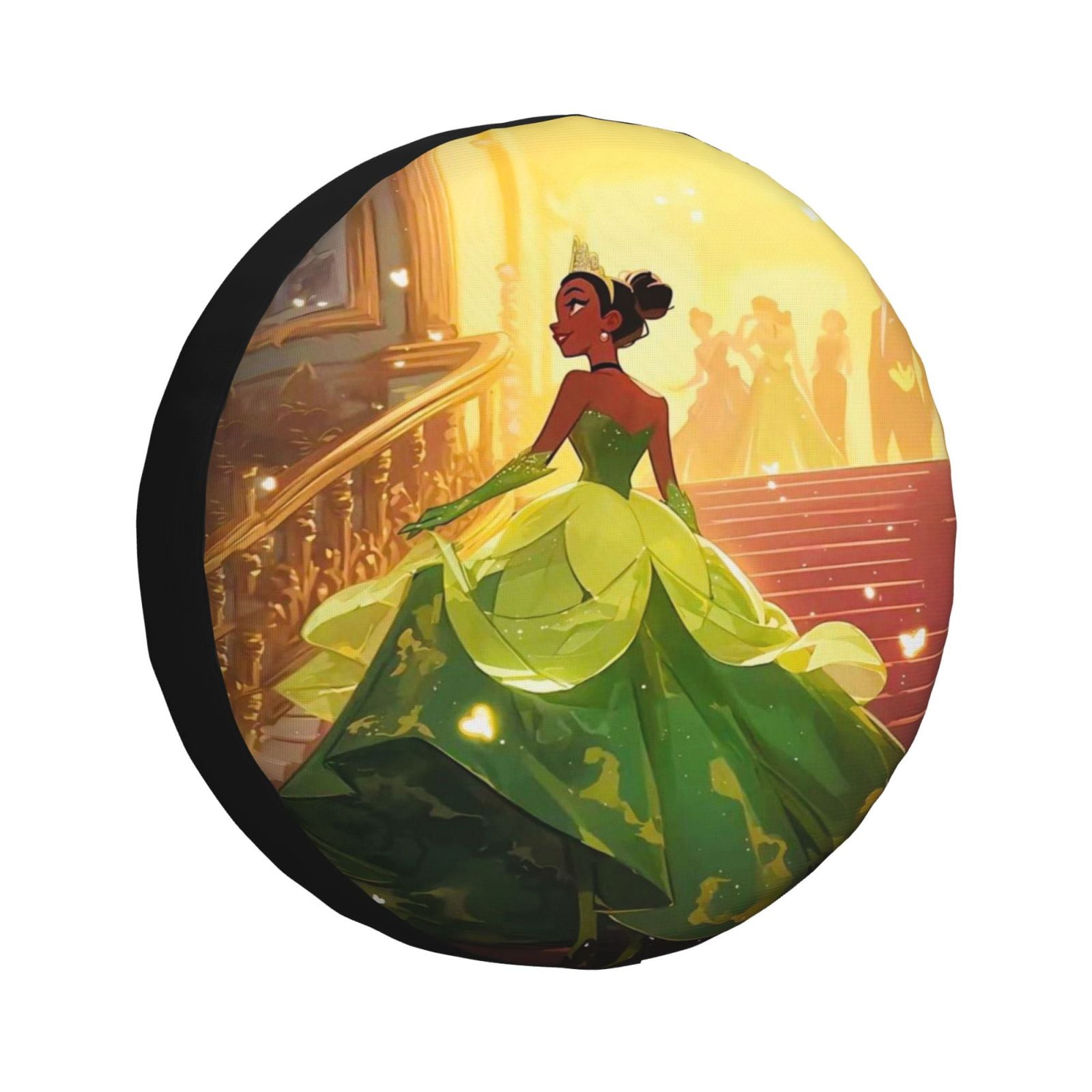 Princess Fro-g Tire Cover Cartoon Weatherproof Universal Wheel ...