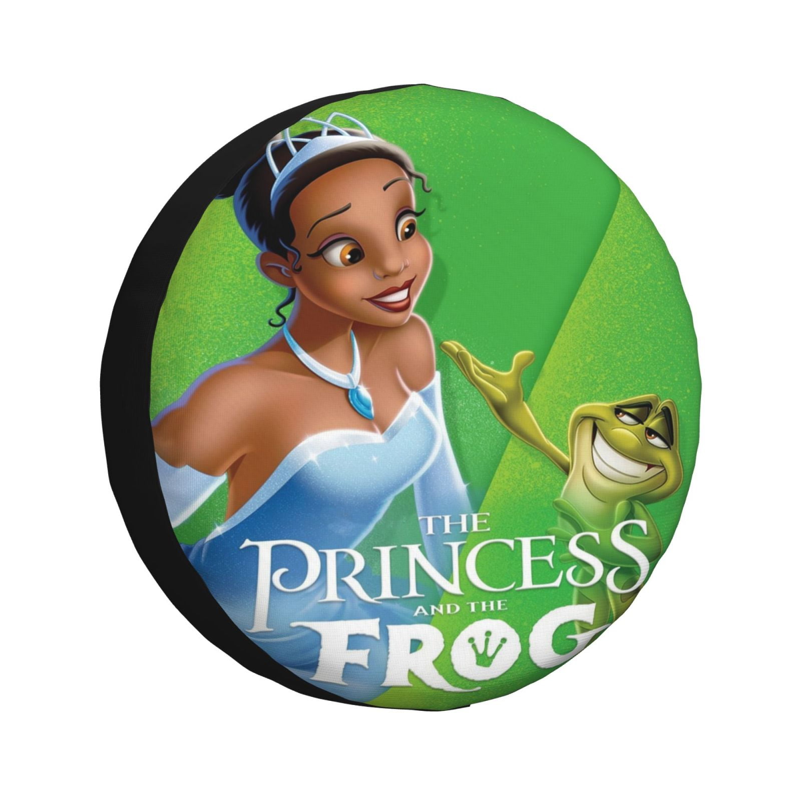 Princess Fro-g Tire Cover Cartoon Weatherproof Universal Wheel ...
