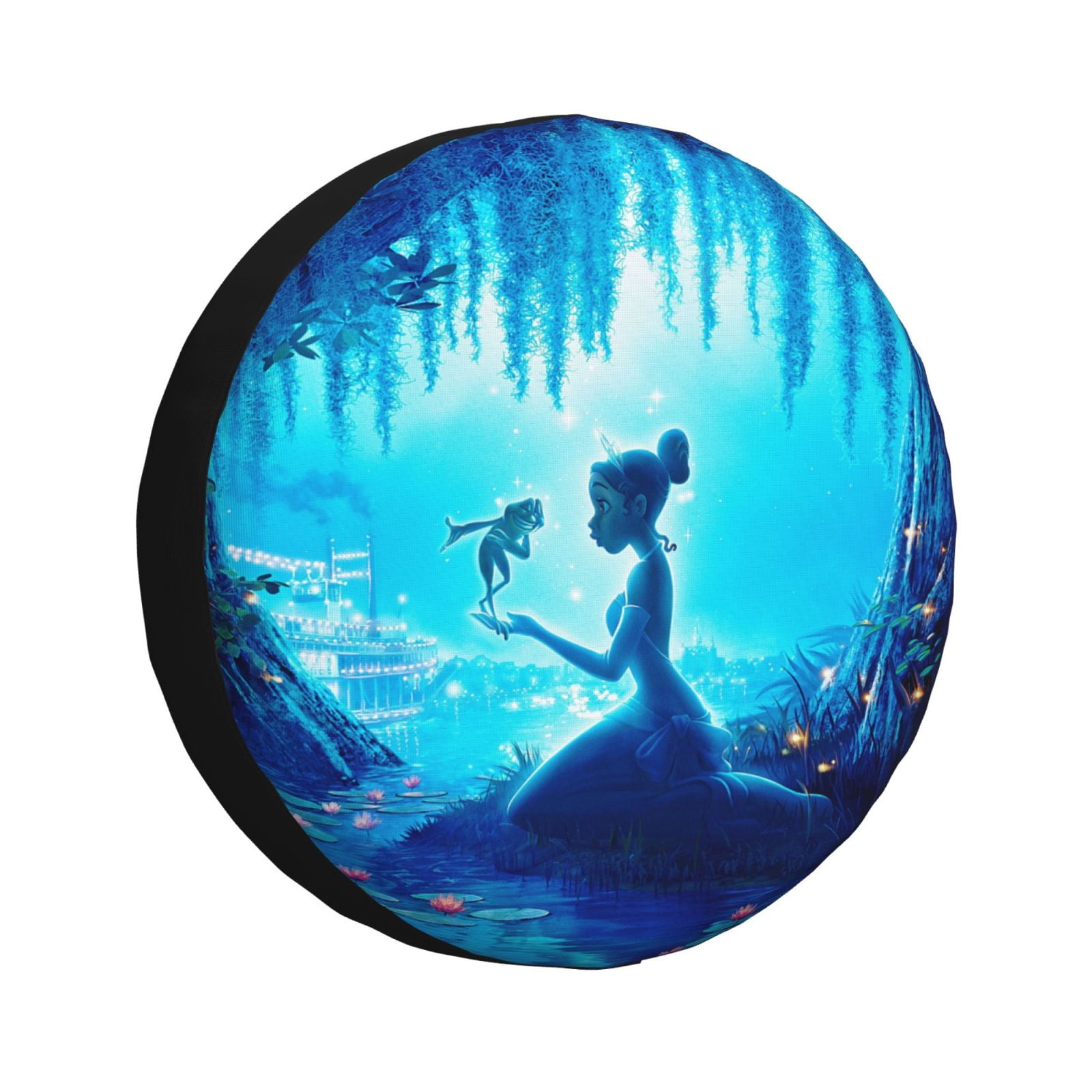 Princess Fro-g Tire Cover Cartoon Weatherproof Universal Wheel ...