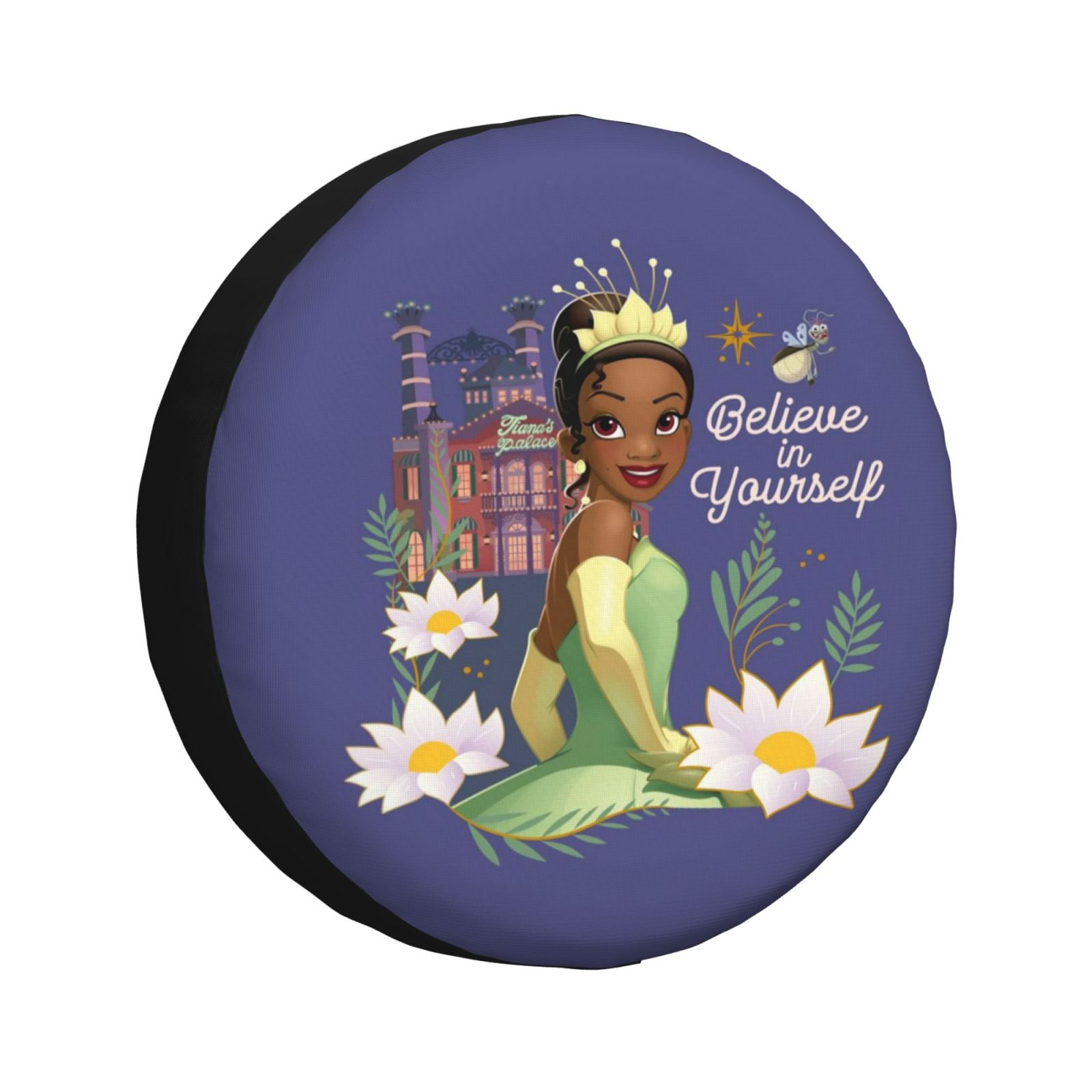 Princess Fro-g Tire Cover Cartoon Weatherproof Universal Wheel ...